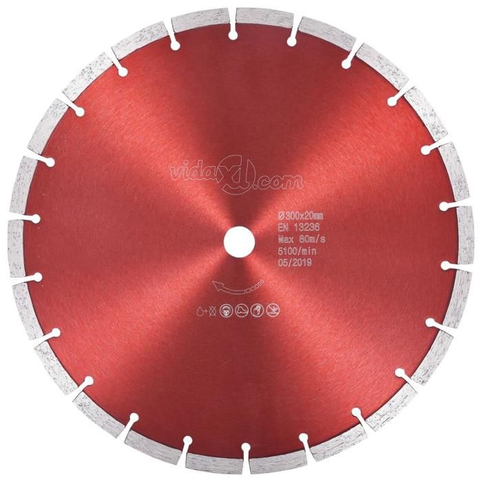 Disque de coupe diamanté acier 300 mm 02_0003710 - Cdiscount Bricolage