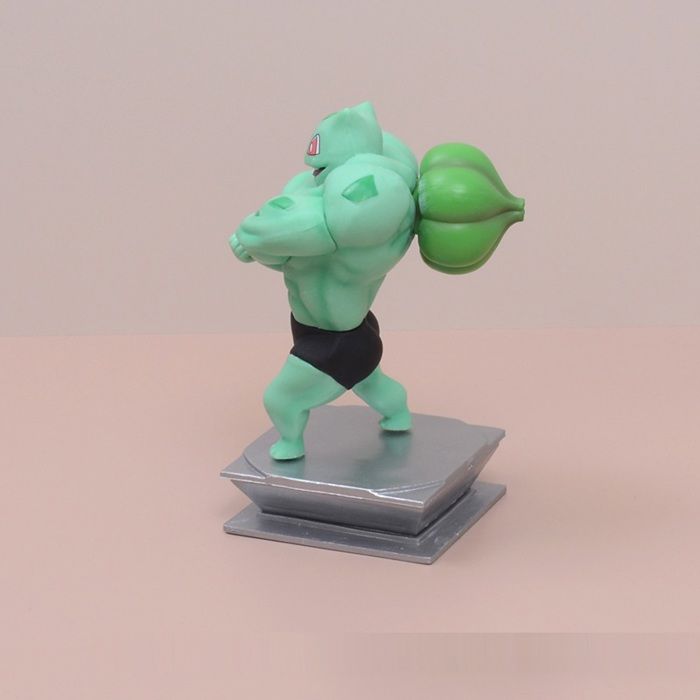 Figurine d'action en PVC Muscle Bulbasaur Battle Feature Deluxe Cadeau1 ...
