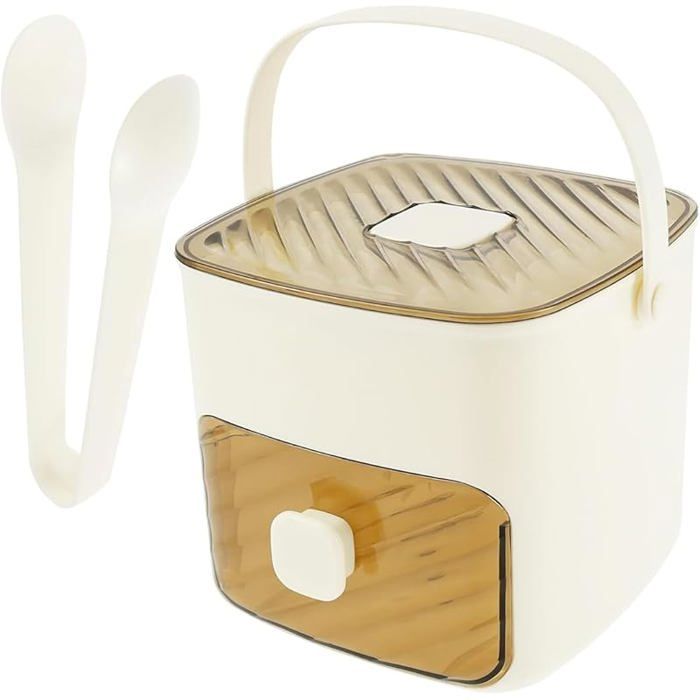 Small Ice Maker with 48 Grids Ice Cube Maker with Drawer and Storage ...