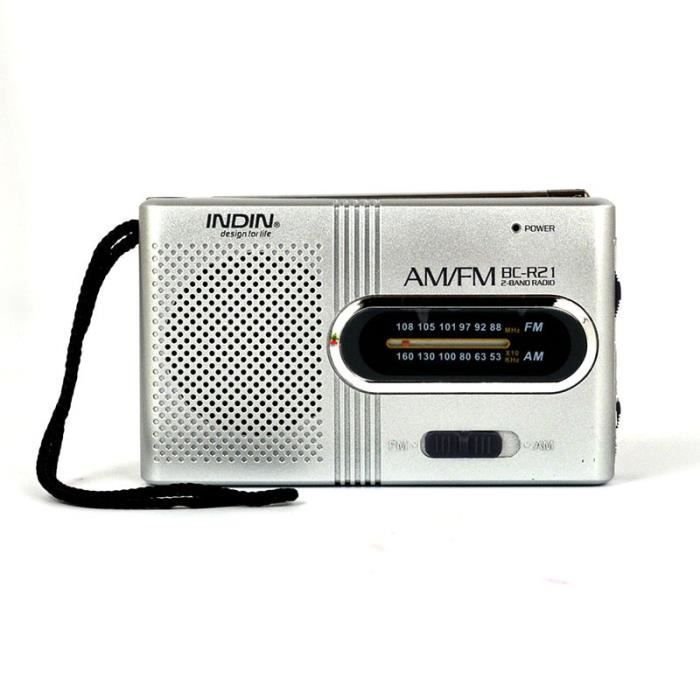 Mini Radio AM FM sans fil récepteur télescopique, Mini haut-parleur de ...