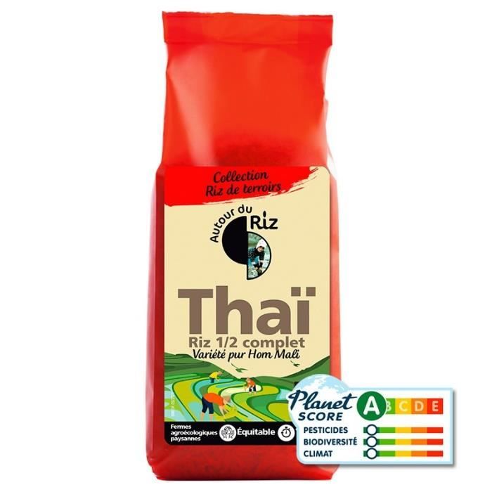 Autour du riz Riz Thaï 1/2 Complet 500g - Cdiscount Au quotidien