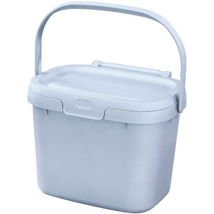 Poubelle À Compost À Usage Quotidien Dans La Cuisine - Bac Gris Clair ...