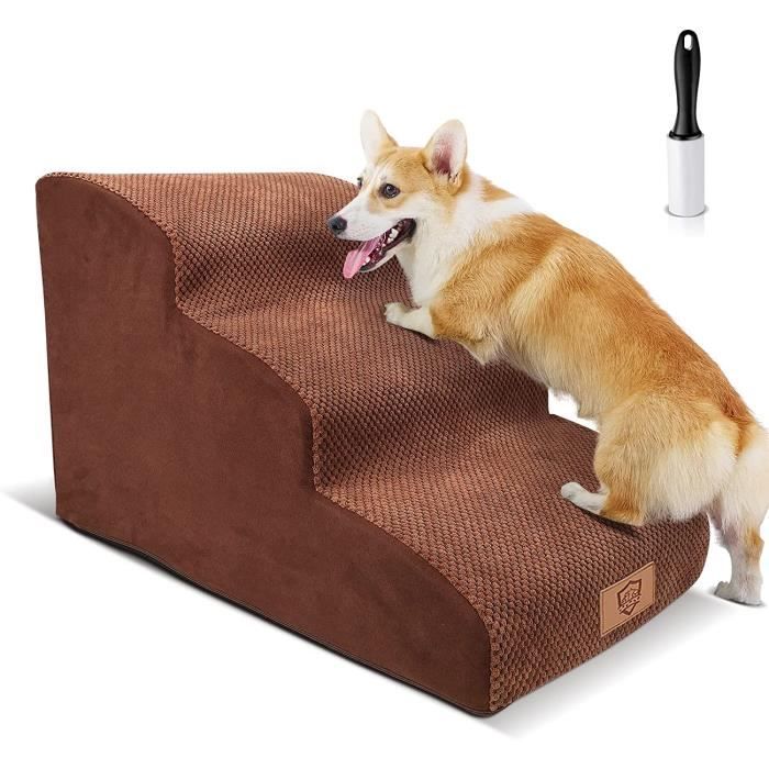 LIWI-Escalier pour Chien 3 Marches, Escalier pour Chat en Éponge, Rampe ...