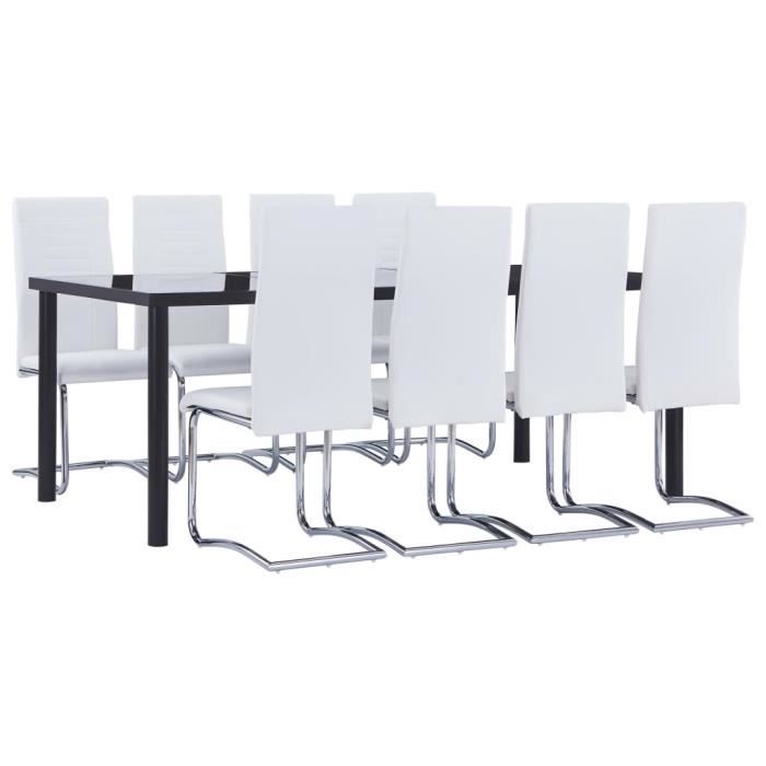 Elégant Ensemble table à manger 8 personnes + 8 chaises - Ensemble à ...