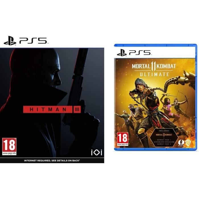 Hitman III (PlayStation 5) & Mortal Kombat 11 - Ultimate Edition ...