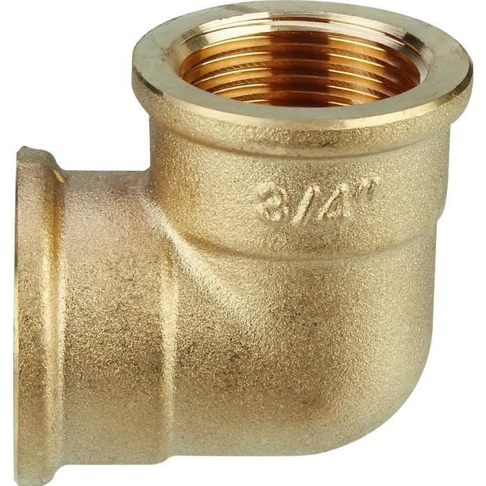 Raccord coude - CAP VERT - 26 x 34 mm - Laiton - Femelle - A visser - Cdiscount Bricolage