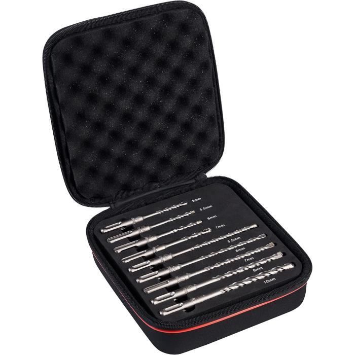 Sds Plus Kit De Forets – 9 Pièces Kbpsk09 Pointe En Carbure De ...