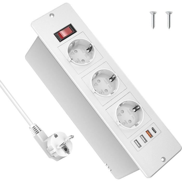 Prise Encastrable Plan de Travail USB C PD20W, Prise Encastrable de ...