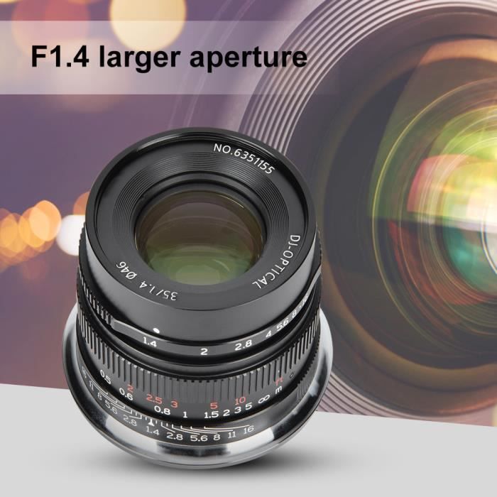 EJ.life Objectif plein format 35mm F1.4 Full Frame Manual Focusing Fixed Camera Lens for Nikon Z ...