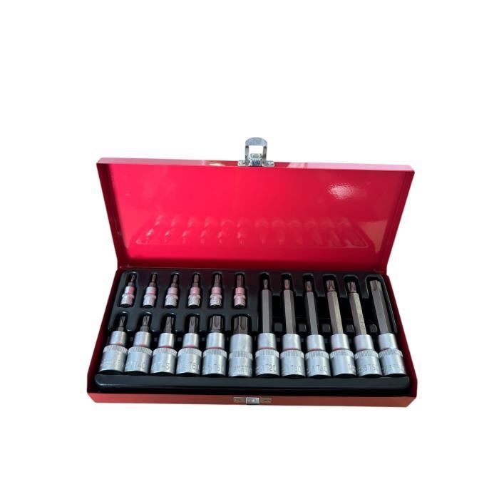 Coffret Douilles à Embouts Torx – Kraftmuller 18 Pièces - Cdiscount Auto