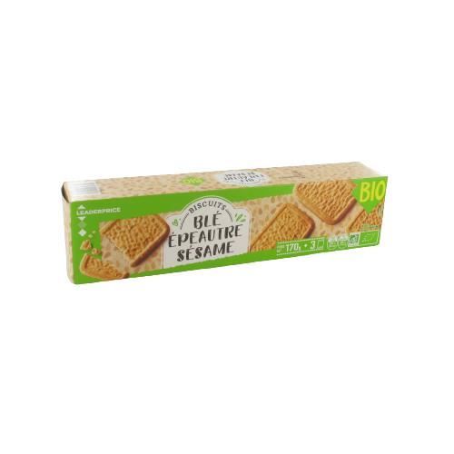 Biscuits au sésame Bio - 170g - Cdiscount Au quotidien