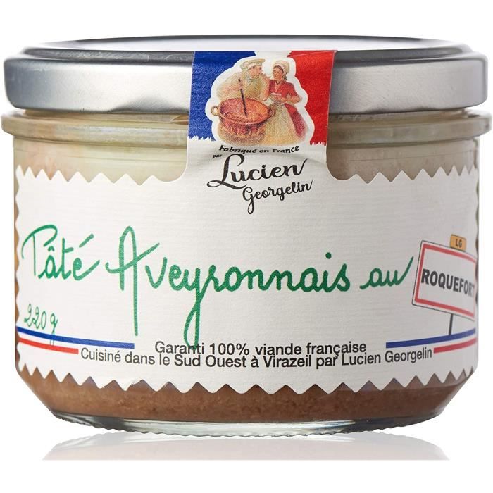 Pate En Conserve - Georgelin Pâté Aveyronnais Roquefort - Cdiscount Au ...