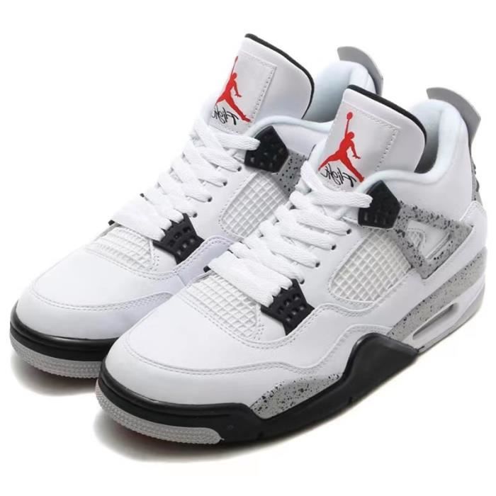 S Jor.dans 4 Retro OG “White Cement”840606-192 blanc gris noir ...