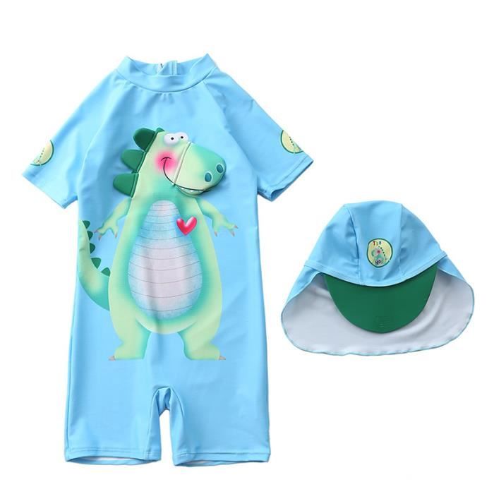 Maillot de bain pour bébés garçons - Light blue - 1 à 7 ans - Style 3D ...