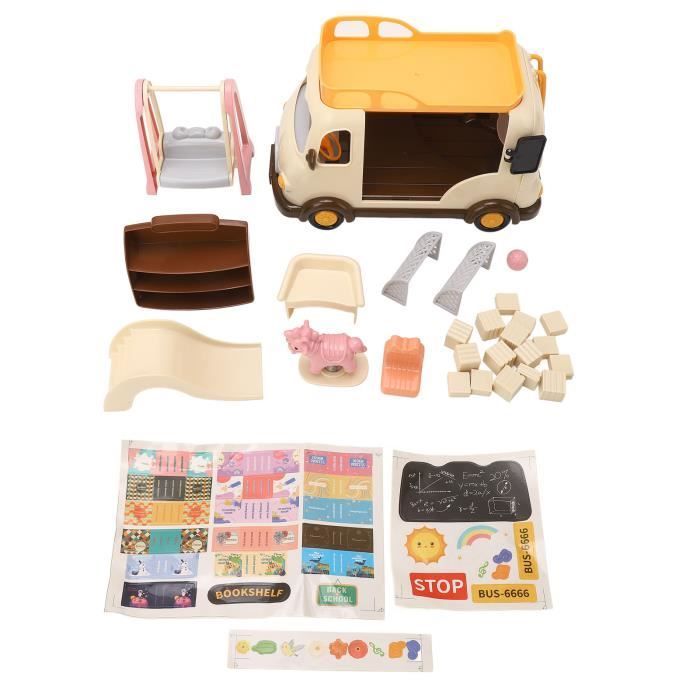 Jouet d'autobus scolaire - OMABETA - Bus en plastique - Écologique ...