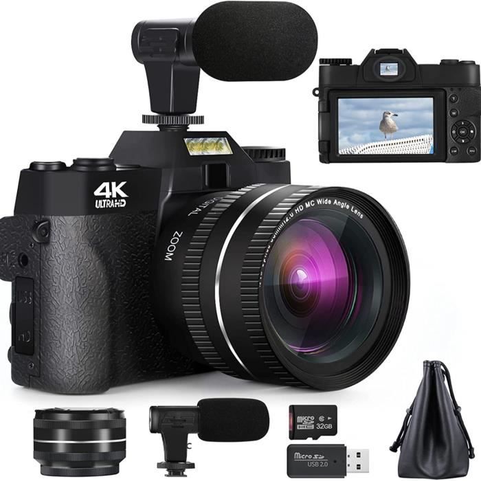 Caméra numérique 4K - RUMOCOVO - G anica - 48MP - WiFi - Zoom numérique ...