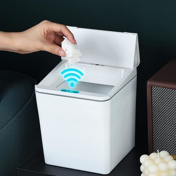 HMAKGG Poubelle Intelligente A Capteur Automatique, Poubelle Cuisine 6 ...