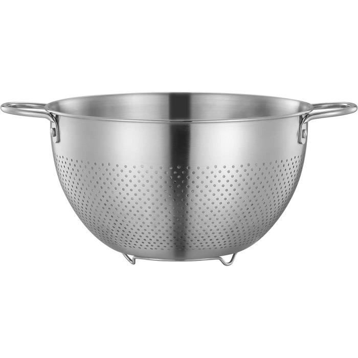 Passoire Inox Passoire Cuisine avec Poignées et Base Passoire pour ...