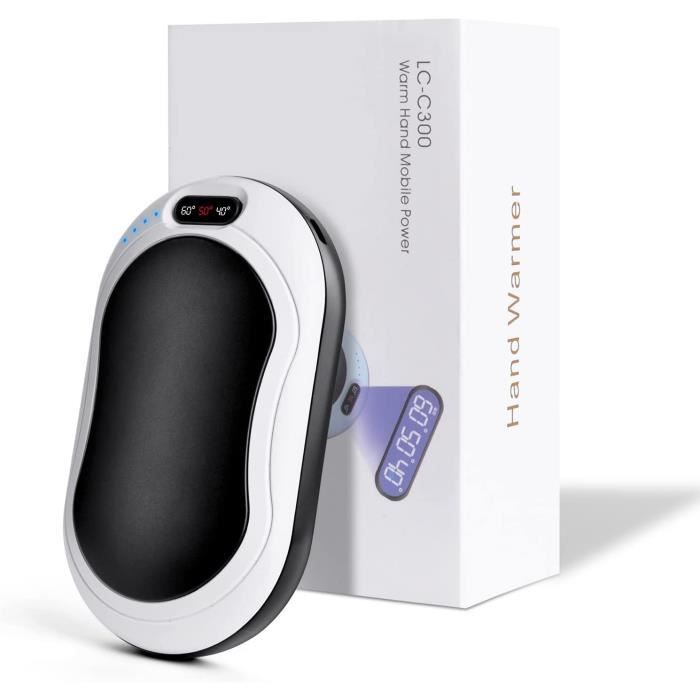 Flintronic Chauffe-Main Rechargeable, 10000mAh Powerbank Chaufferette ...