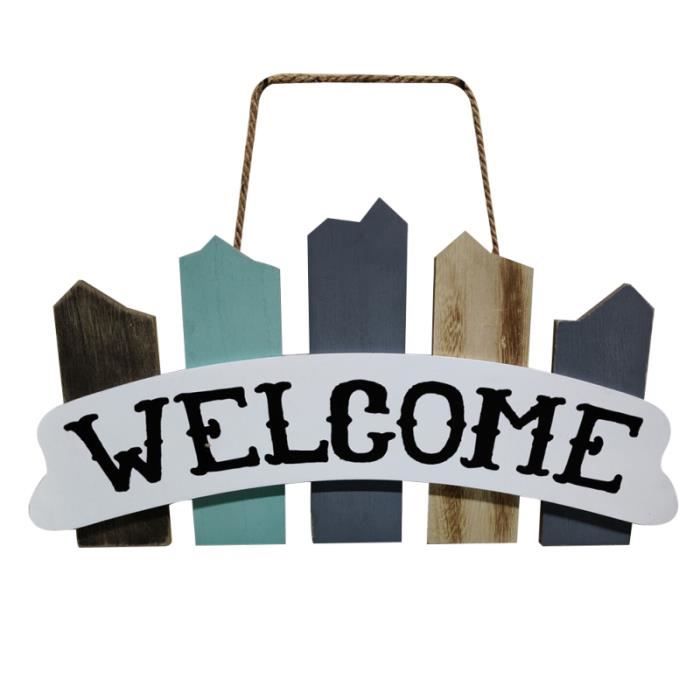 Panneau en bois exquis panneau décoratif durable lettrage décor Vintage ...