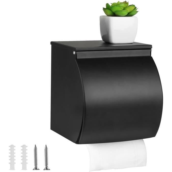 Porte-Papier Toilette Avec Boîte En Acier Inoxydable - Support Mural ...