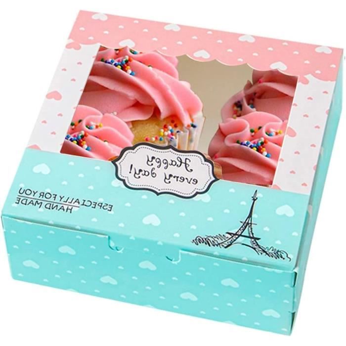 15 Boites Boite A Gateau Mariage Carton Number Cupcake Boite A Gateau ...