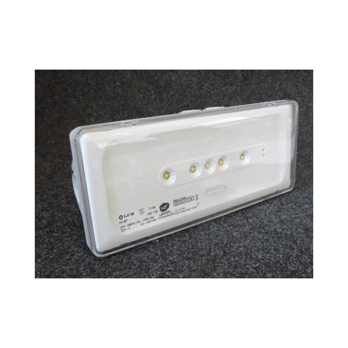 Bloc autonome de secours BAES d'ambiance SATI 280x120x58mm LED 320lm ...