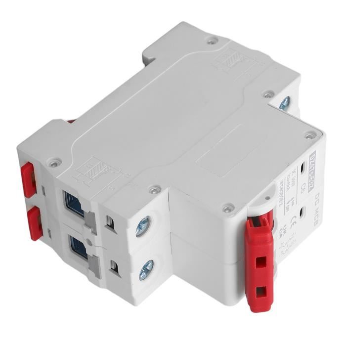 VGEBY Disjoncteur CC 2P DC Disjoncteur Électromagnétique Déclenchement Rapide Efficace Arc ...