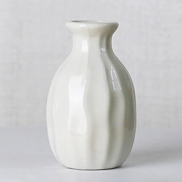 VASE,W--Mini Vase à fleurs en céramique, Pot de fleurs de bureau ...