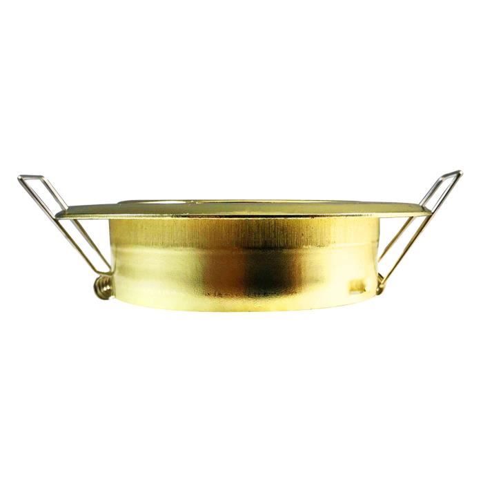 Collerette orientable Dorée GU10 / MR16 - Cdiscount Maison