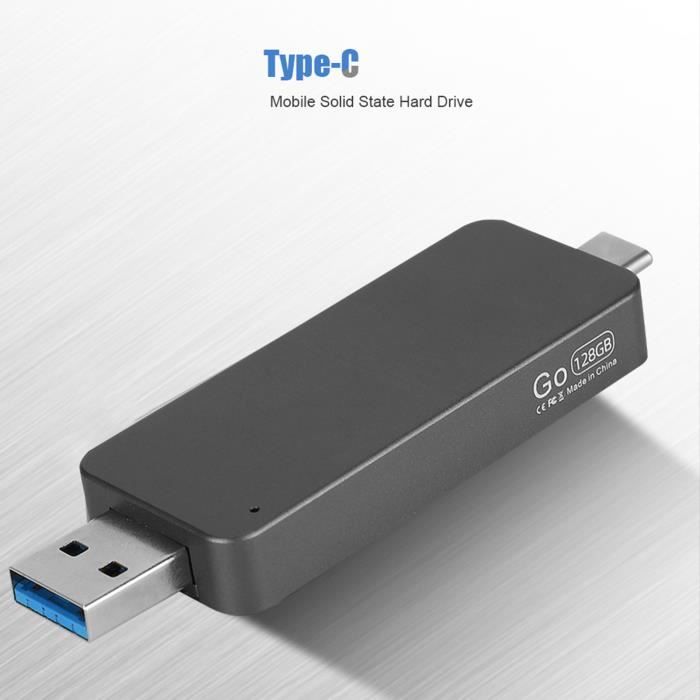 Qiilu SSD mobile Disque dur portable à semi-conducteurs portable de ...