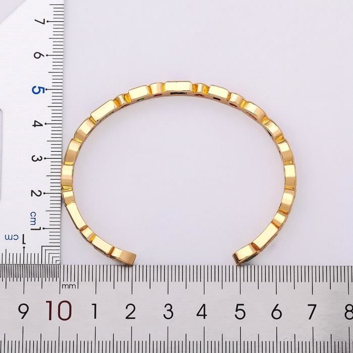 Bracelet BHHAN Nidin 10 Styles Vert Rouge Rose Baguette Cubique Zircone ...