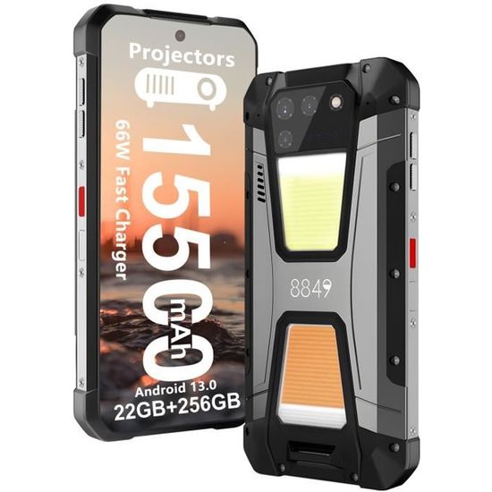 8849 Tank 2 Téléphone Portable Incassable Smartphone Robuste Avec ...