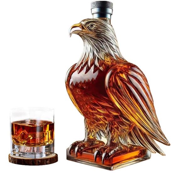 Bouteilles De Whisky Carafe Eagle En Verre Pour Whisky - Récipient et ...
