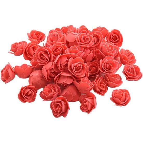Lot De 100 Roses Artificielles En Mousse De 3,5 Cm - Pour Travaux ...