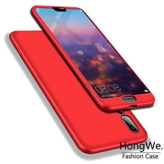Huawei P20 Pro Coque, 360 Degres Full body 3 en 1 PC Intégrale Rigide Protection Case pour ...