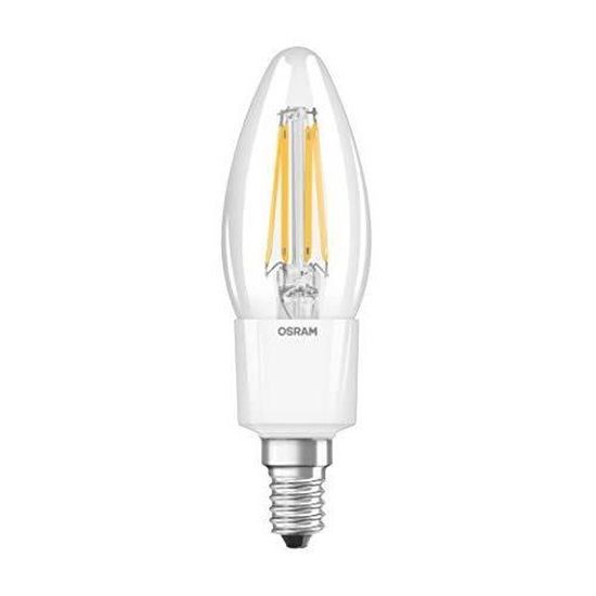 Osram Ampoule LED Filament, Forme flamme, Culot E14, Dimmable, 4,5W Equivalent 40W, 220-240V ...
