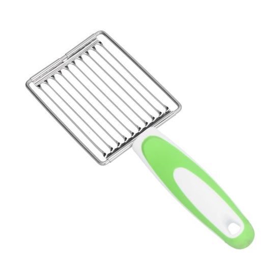 Coupe-viande - ZJCHAO - Trancheuse en acier inoxydable - Poignée ergonomique - Couleur verte ...