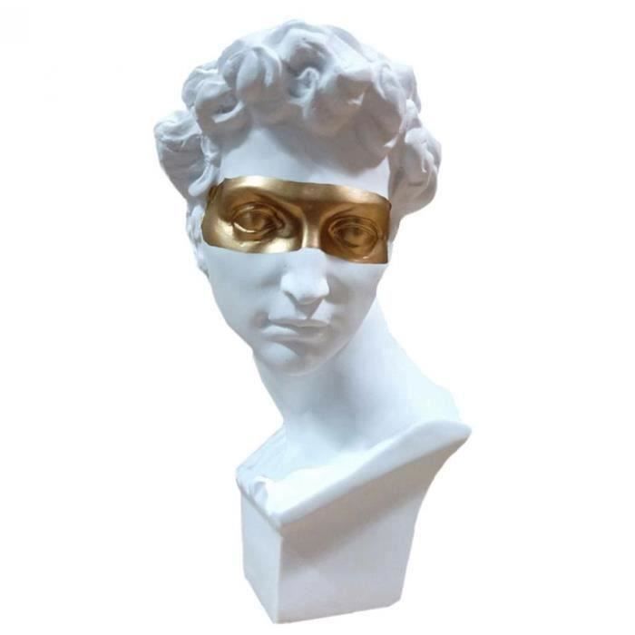 Mini Buste Sculpture 15cm Tête Décorative Art Moderne Statue Décoration ...
