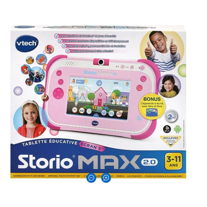 VTECH - STORIO MAX 2.0 - Tablette Educative 3-11 Ans Rose - Cdiscount ...