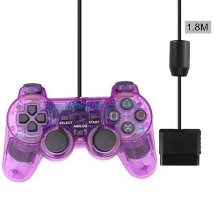 Violet - Console de contrôle de manette portable, connexion filaire ...
