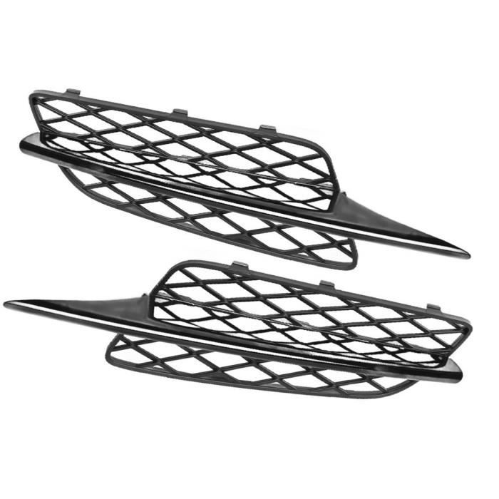 Akozon grille de pare-chocs avant 2 pièces Grille inférieure de pare ...