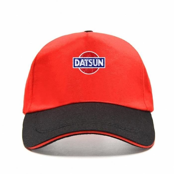 20 rouge et noir - Datsun Wagon Logo Baseball Cap for Men, Black Japan ...