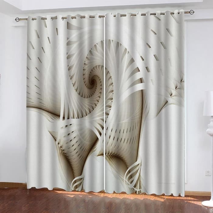 Lot De 2 Rideau Occultant Enfant L 200 X H 160 Cm 3D Agrandissement De ...