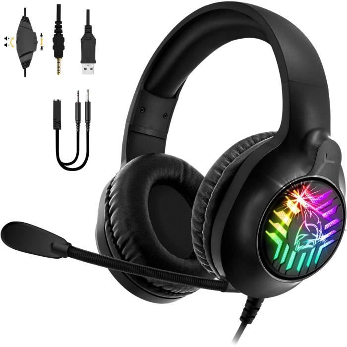 Casque Gamer RGB Dark Rainbow G-D20B - PS5, PS4, Xbox One-Series, PC ...