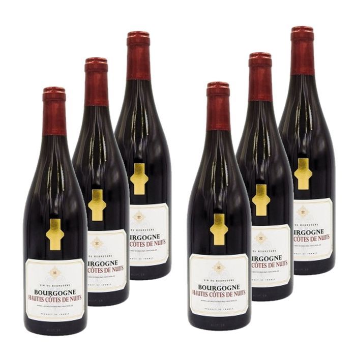 Agidra - Lot 6x Vin rouge Bourgogne Hautes Côtes de Nuits AOP ...