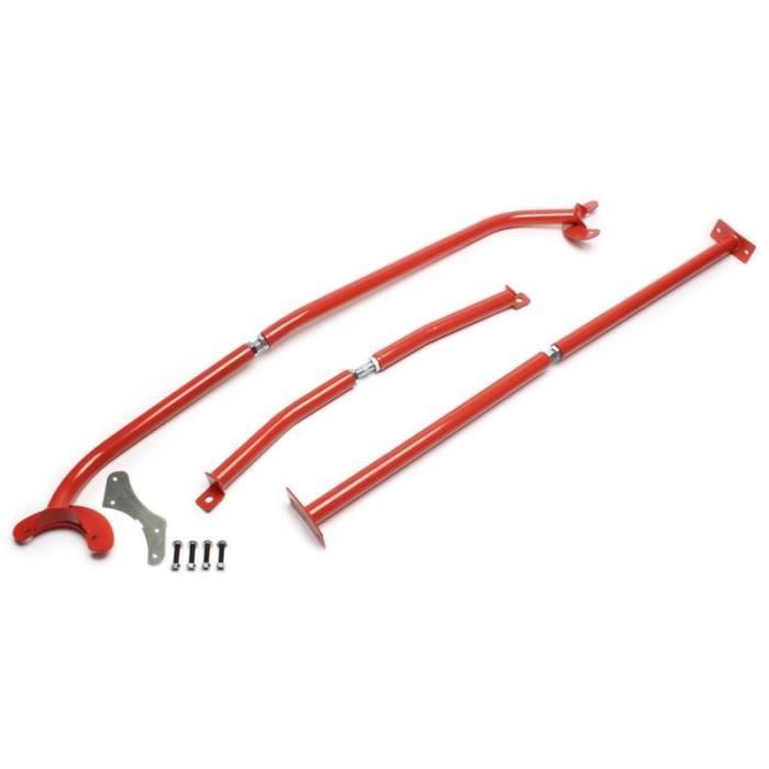 Kit Barre Anti Rapprochement En Alu Rouge Volkswagen Golf Iv De 1997 A