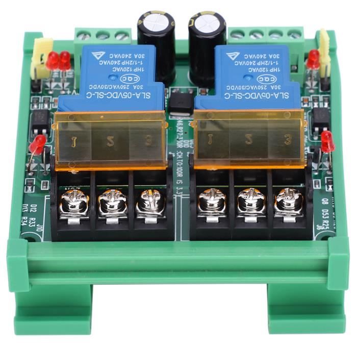 Module de relais API haute puissance grand courant 5V / 12V 2 canaux ...