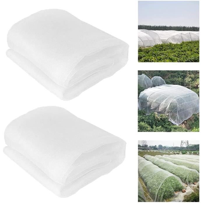 Insectes Protection Maille, 2 Pcs Filet Jardin Potager Protection Filet ...