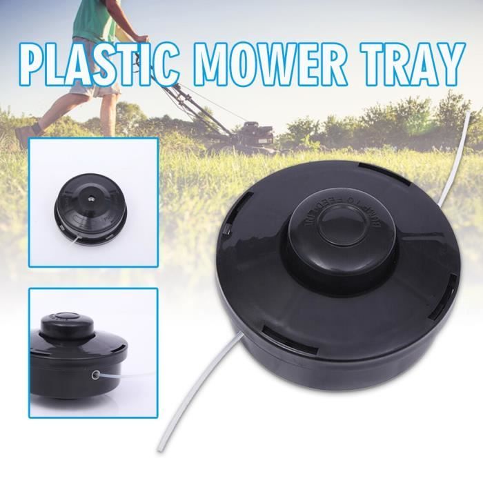 Tondeuse,Tête de tondeuse en plastique, coupe essence de remplacement ...